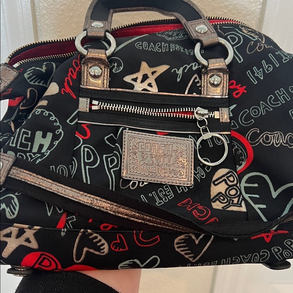 Coach | Bags | Coach Poppy Graffiti Bag 20 | Poshmark